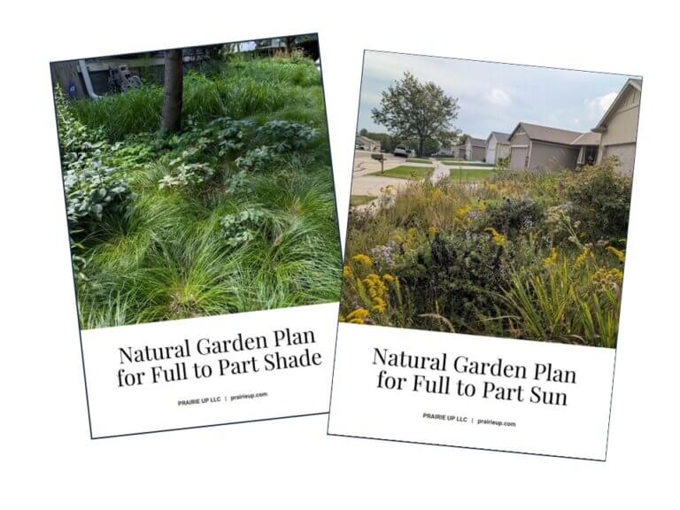 Both Garden Plans - Sun and Shade Natural Landscaping Guides - Prairie Up
